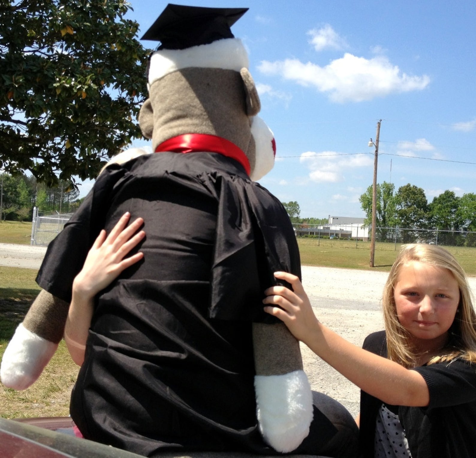 72 Inch Big Plush Giant Graduation Sock Monkey 6 Feet Wears - Etsy