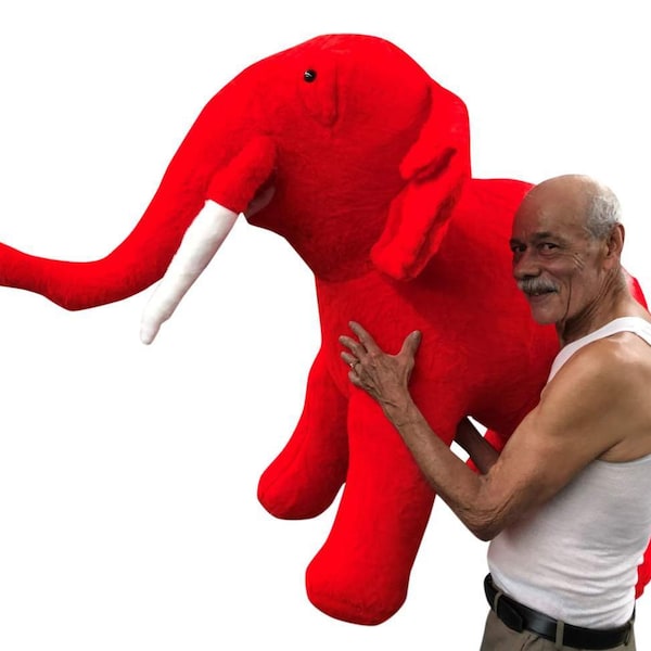 Red Elephant - Etsy