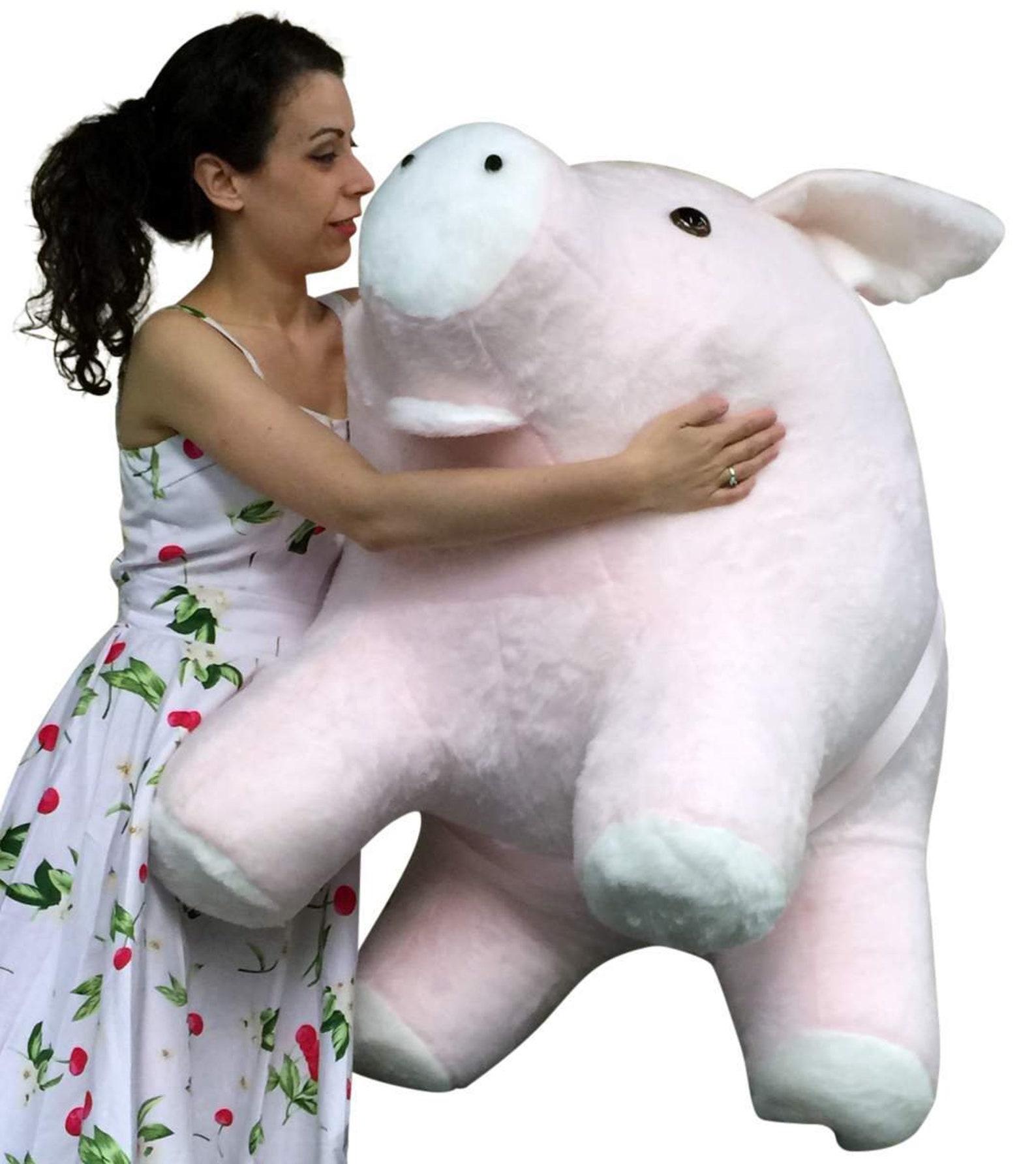American Made Giant Stuffed Pig 40 Inches Pink Color Soft Made - Etsy