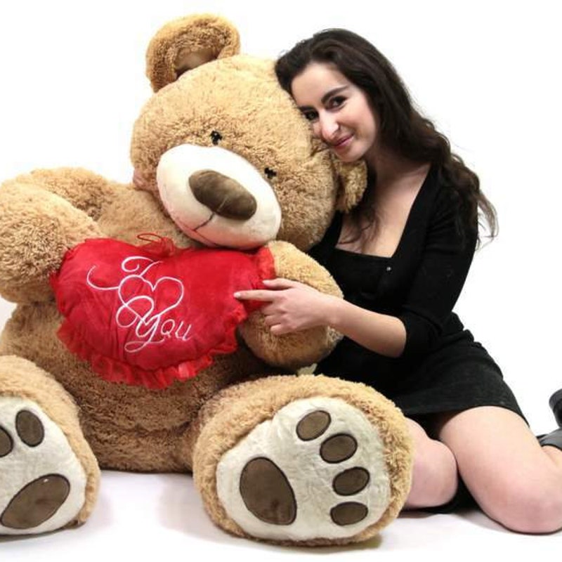 I Love You Giant Teddy Bear - Etsy