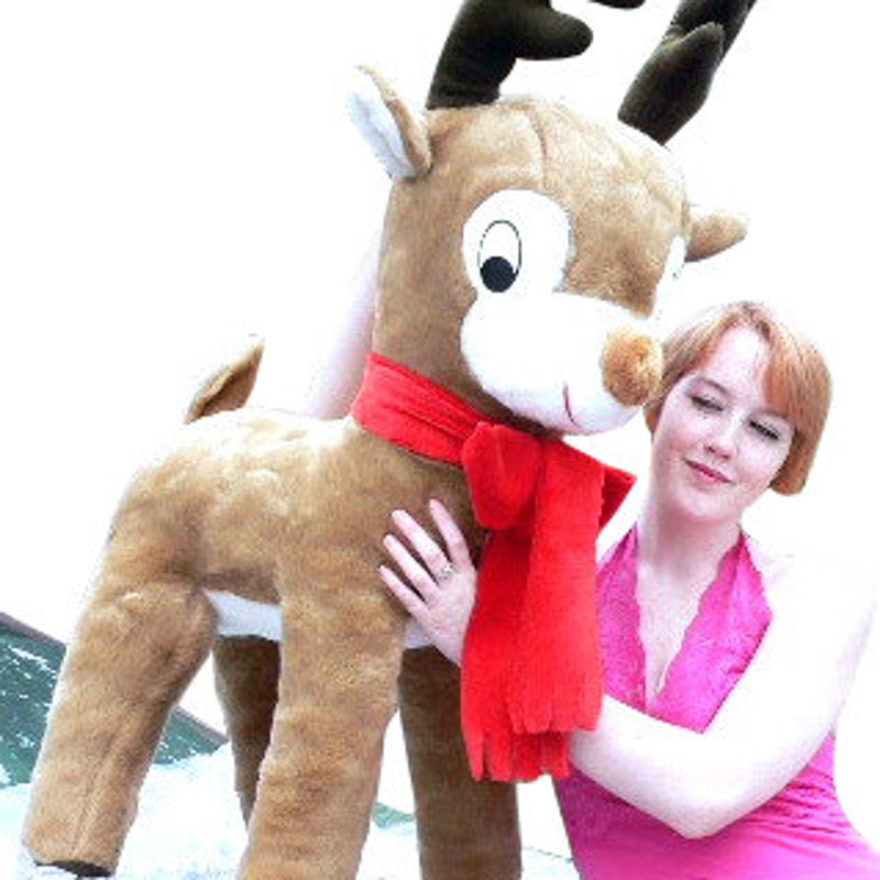 Stuffed Reindeer - Etsy
