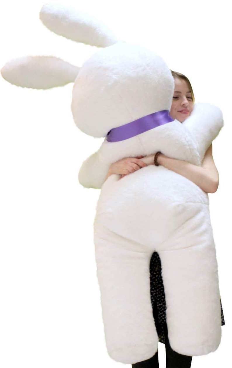 American Made Giant Stuffed Bunny 60 Inch Soft Big Plush 5 - Etsy