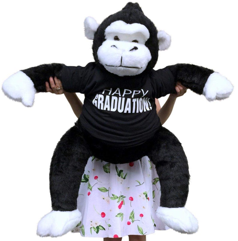 Happy Graduation Giant Stuffed Gorilla 40 Inch Big Plush Soft - Etsy