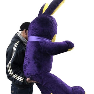 American Made Giant Stuffed Bunny 60 Inch Soft Big Plush 5 Foot Rabbit ...