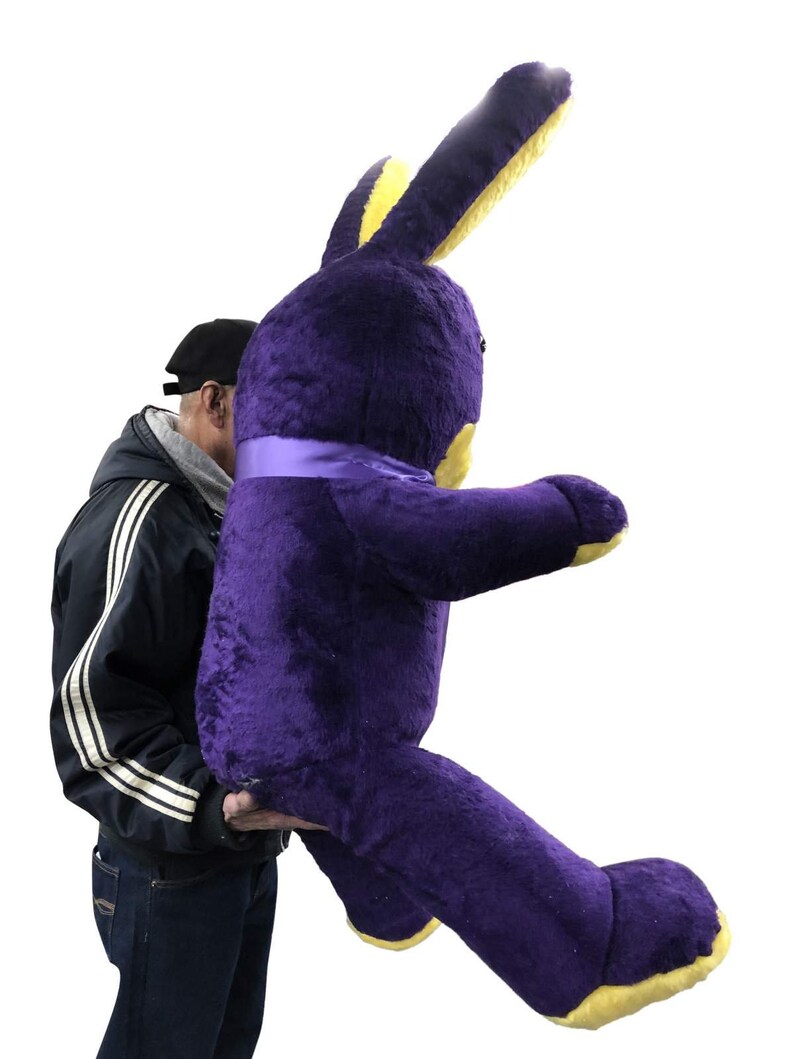 American Made Giant Stuffed Bunny 60 Inch Soft Big Plush 5 - Etsy