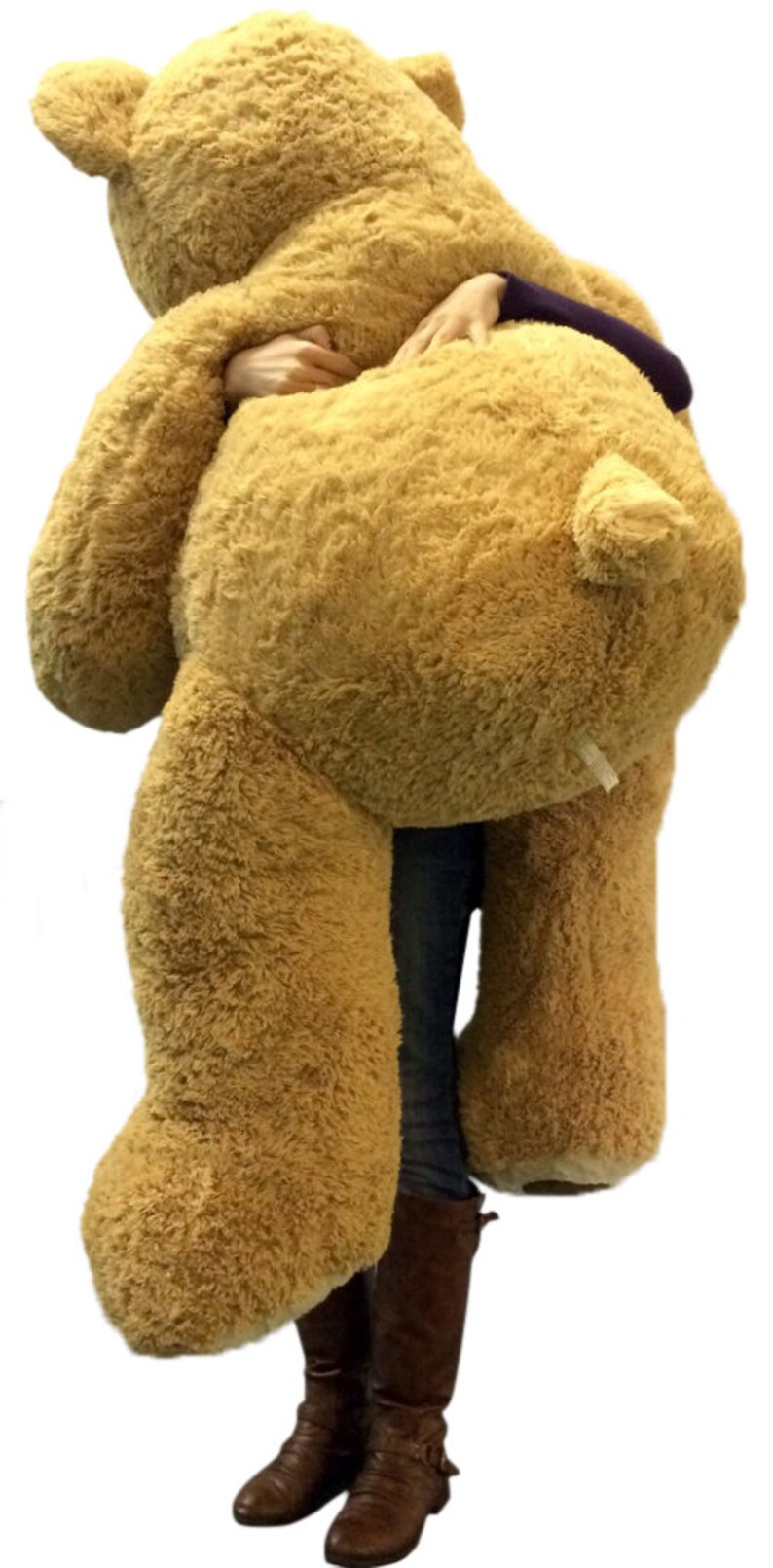 5 Foot Very Big Smiling Teddy Bear Soft With Bigfoot Paws | Etsy