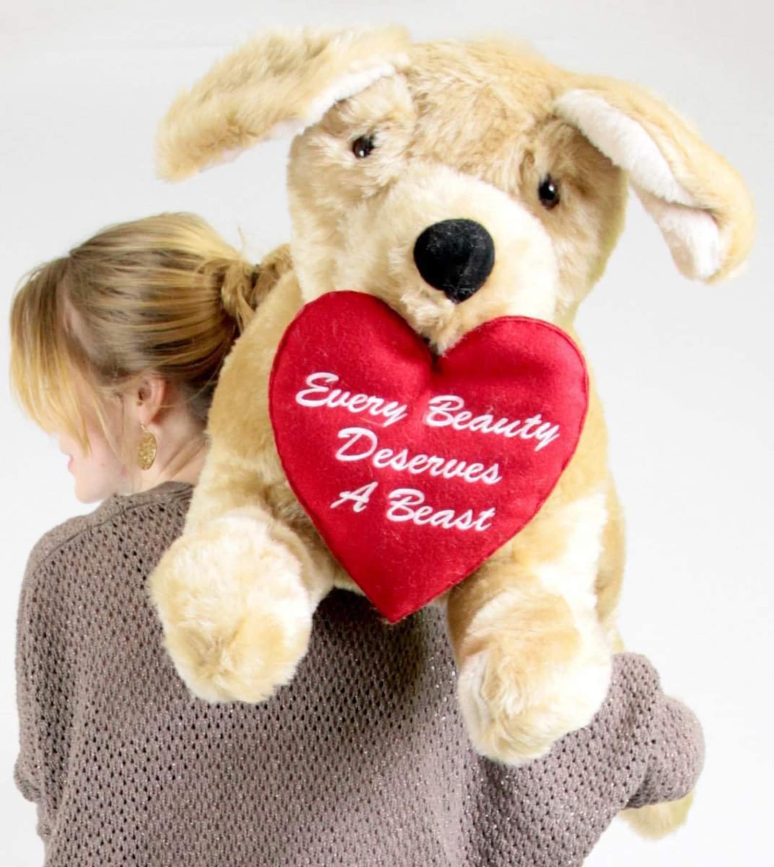 American Made Giant Stuffed Dog 42 Inch Soft Romantic Golden - Etsy