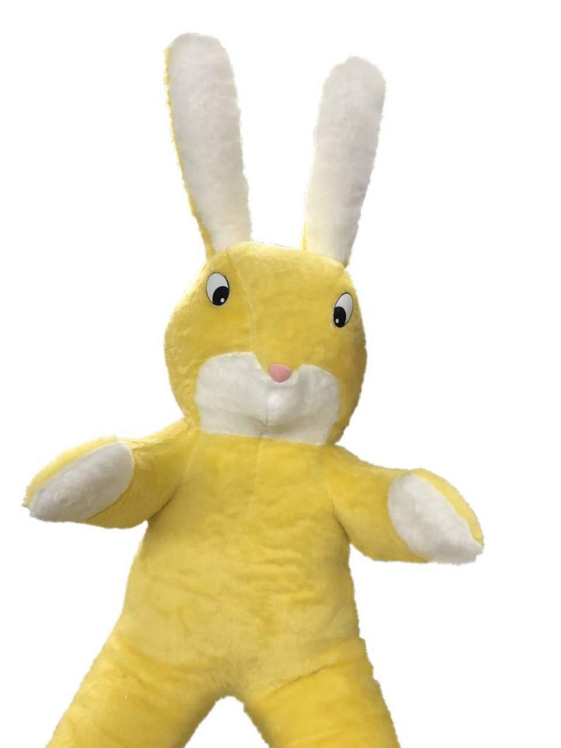 American Made Giant Stuffed Yellow Bunny 60 Inch Soft Big | Etsy