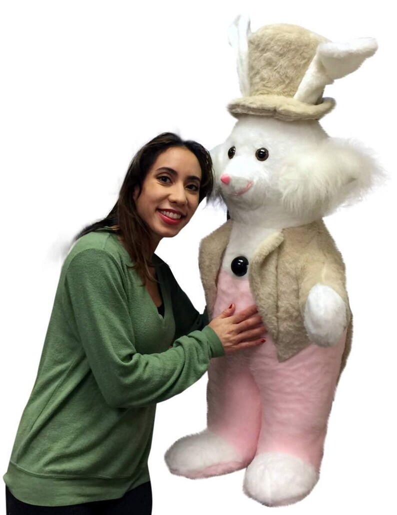 American Made Giant Stuffed Bunny Rabbit Wearing Tuxedo 4 Feet - Etsy