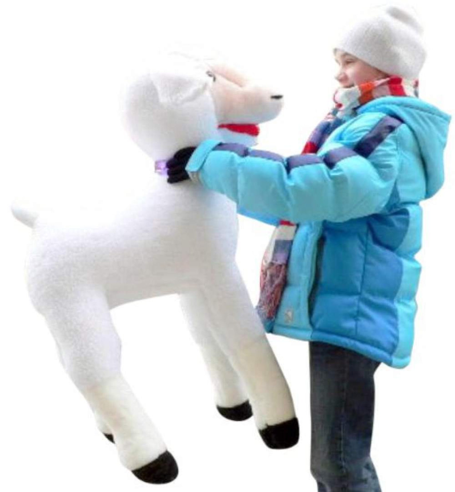 American Made Giant Stuffed Lamb 34 Inch Soft Plush Sheep Made in USA ...