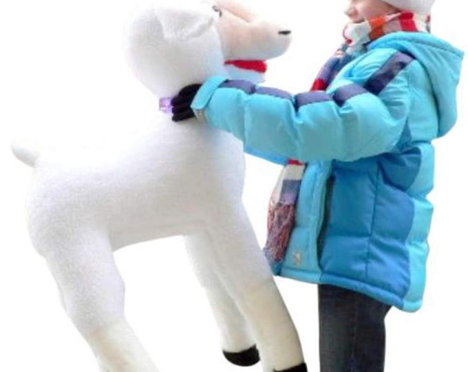 American Made Giant Stuffed Lamb 34 Inch Soft Plush Sheep Made in USA ...