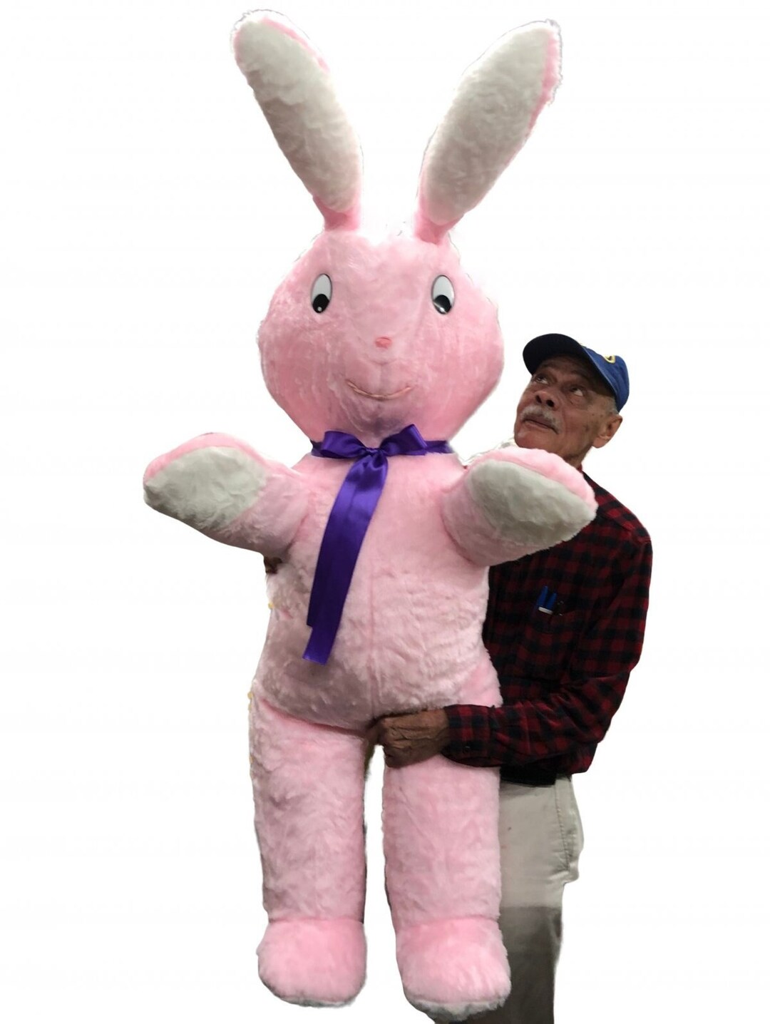 5ft Giant Stuffed Bunny in Big Box Fully Stuffed & Ready to Hug Made in ...