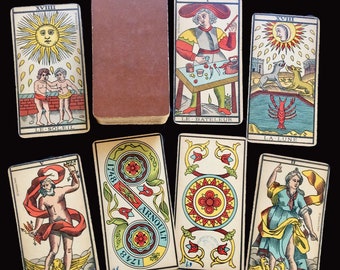 Antique Tarot Cards - Etsy