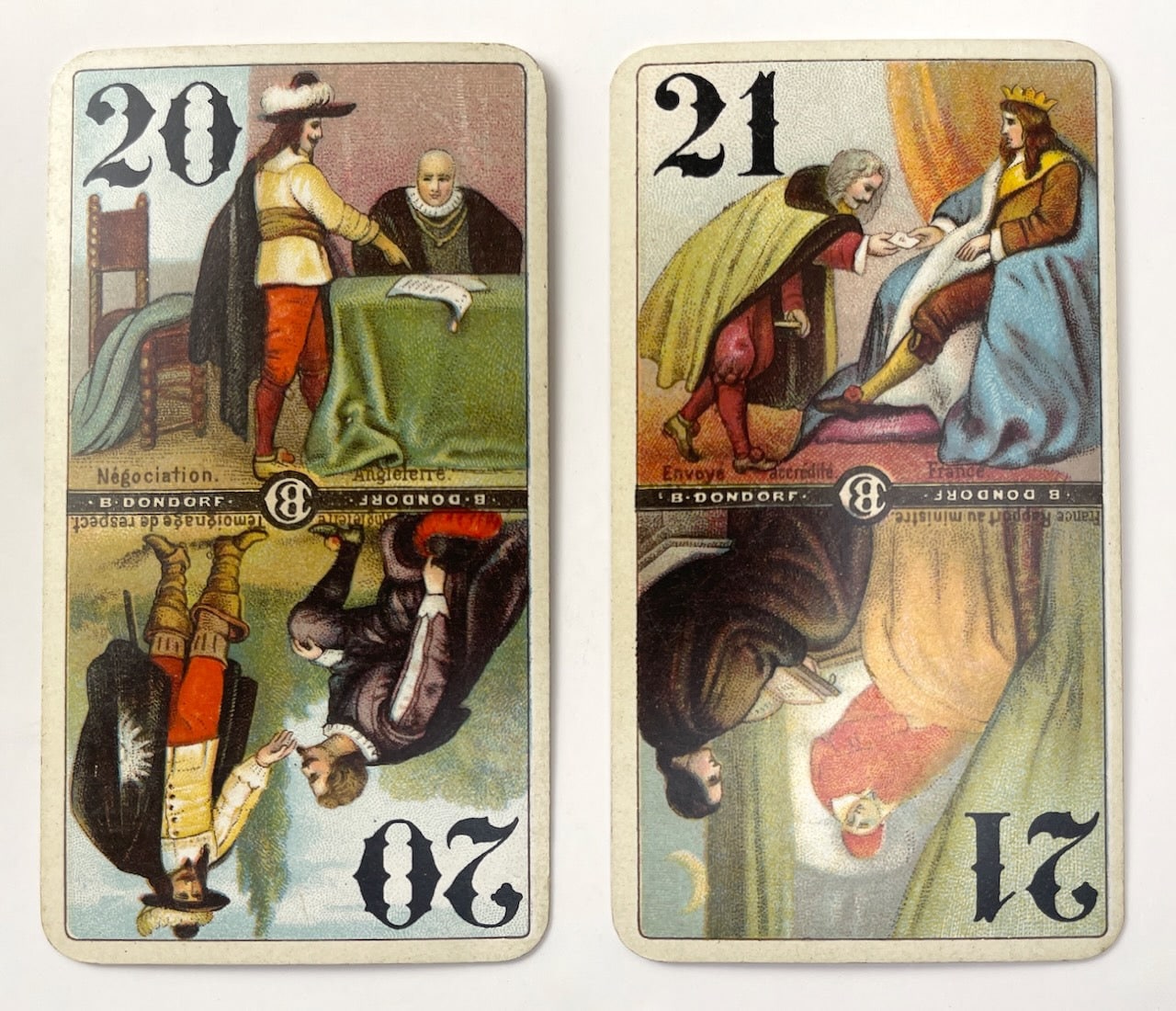 C.1930 Dondorf Tarot Microscopique 77/78 Cards - Etsy