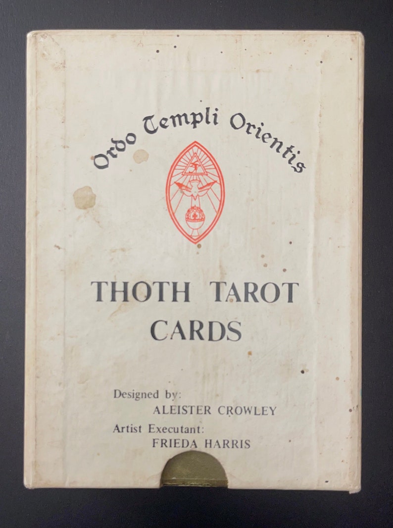1970 Aleister Crowley Thoth Tarot - Etsy