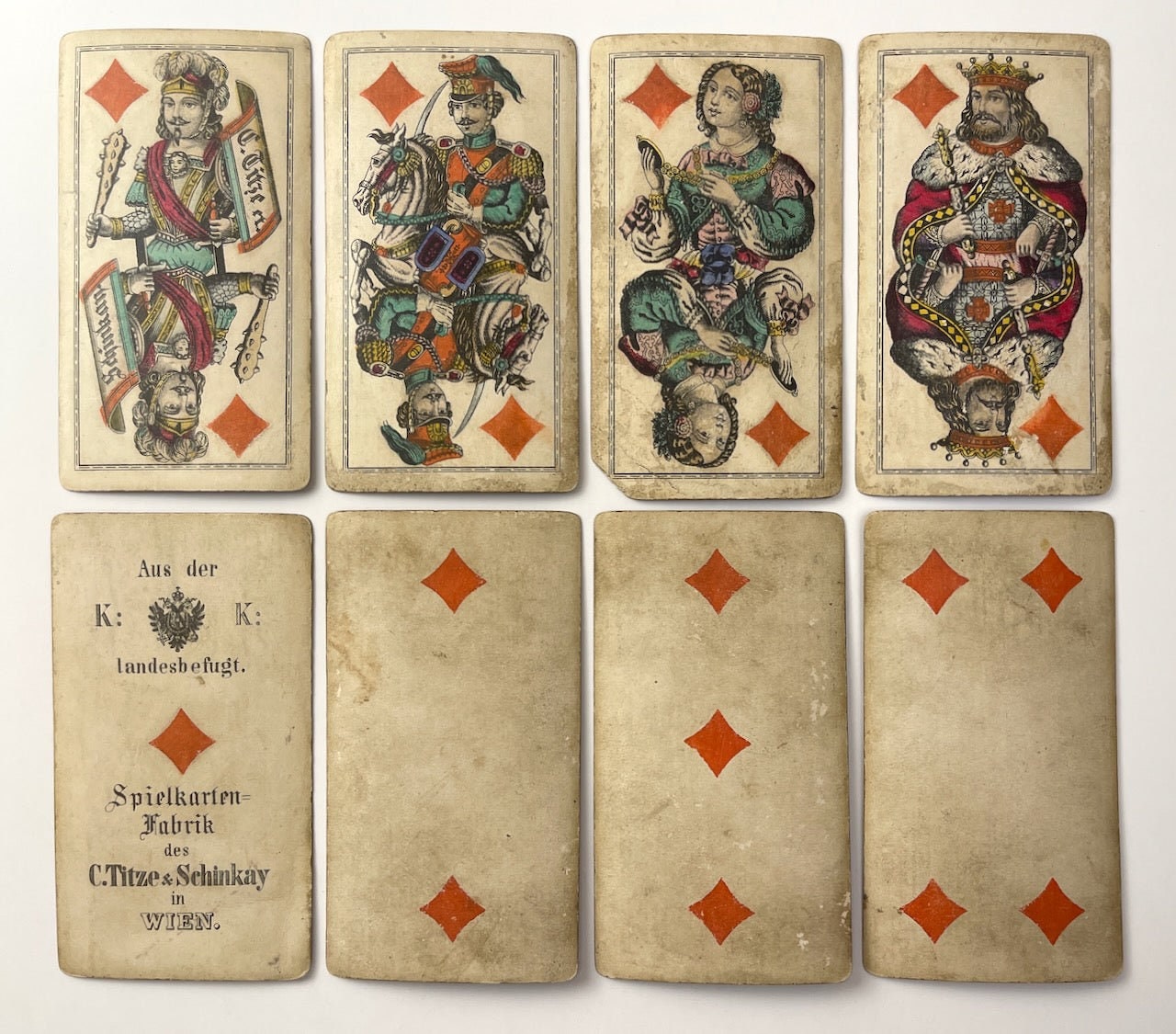 C.1885 Austrian Tarock Tarot Titze & Schinkay 53/54 Vienna - Etsy
