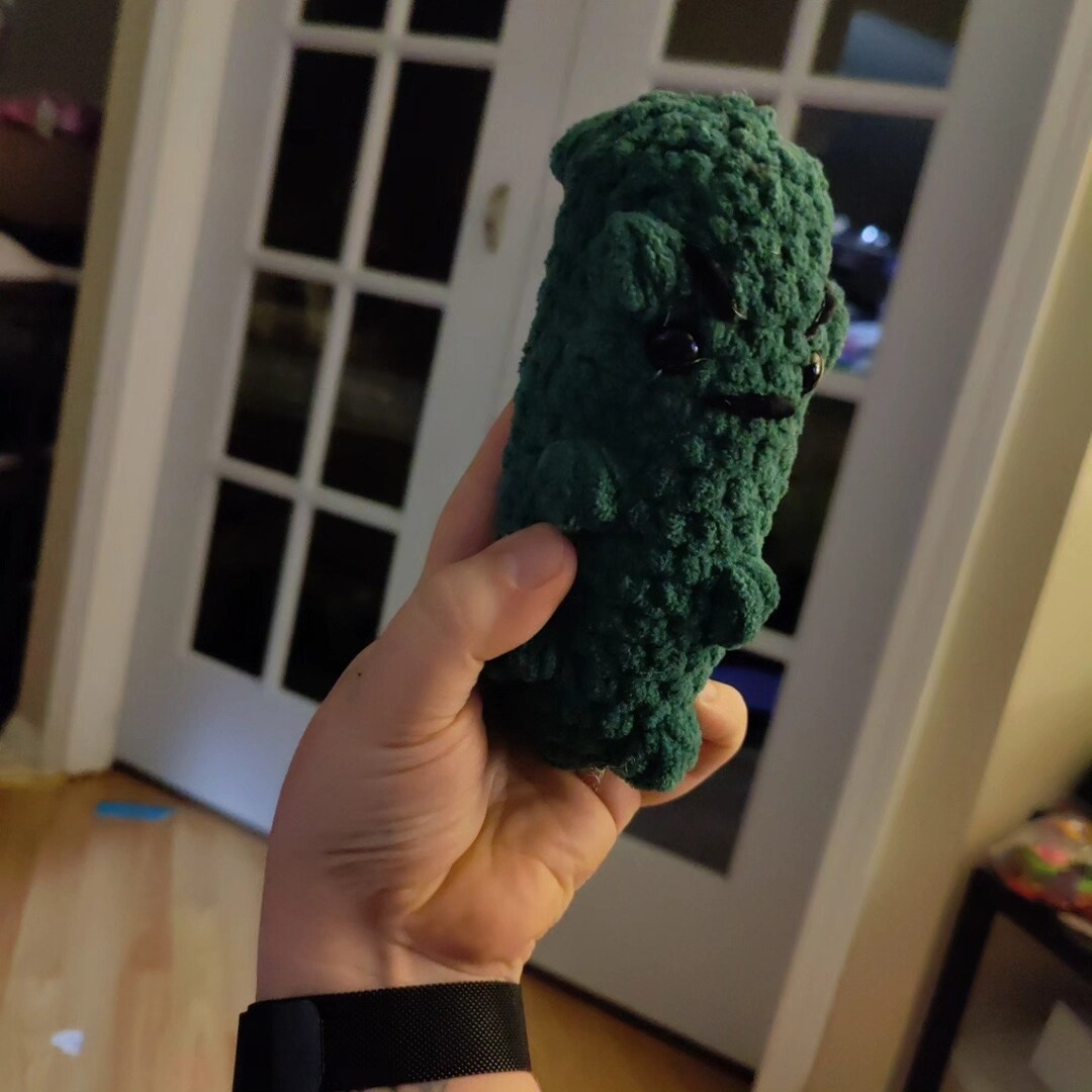 Angry/happy Pickle Plush - Etsy