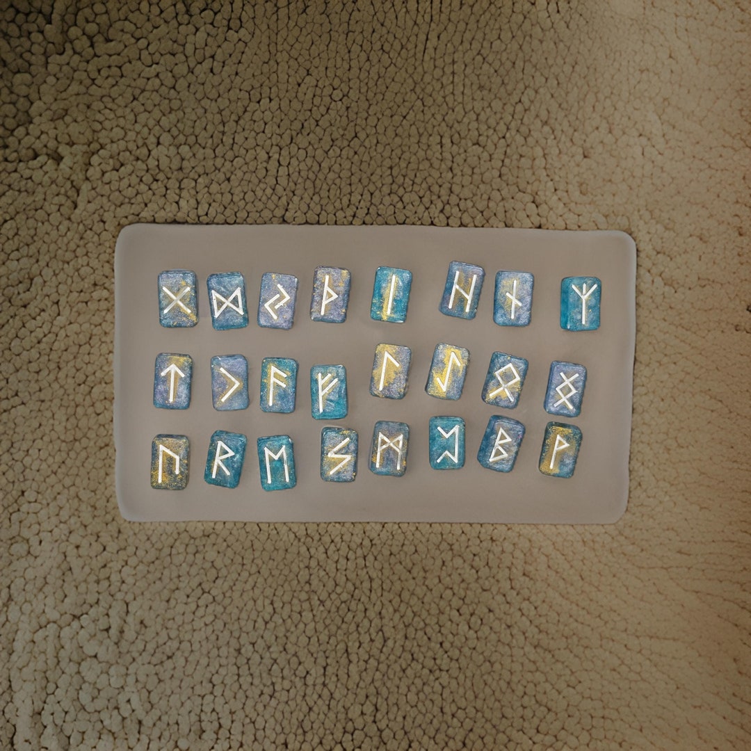 Resin Rune Stone - Etsy