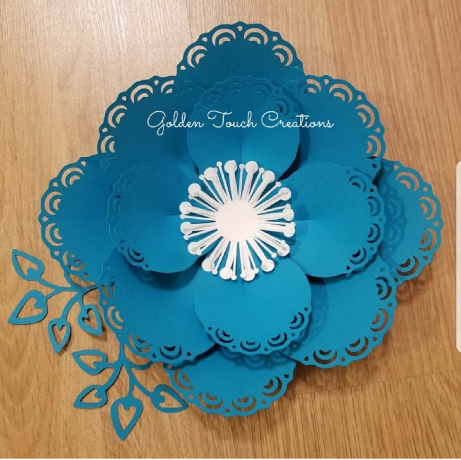 Template 37 SVG/DXF Paper Flower Digital Download Silhouette Cricut - Etsy