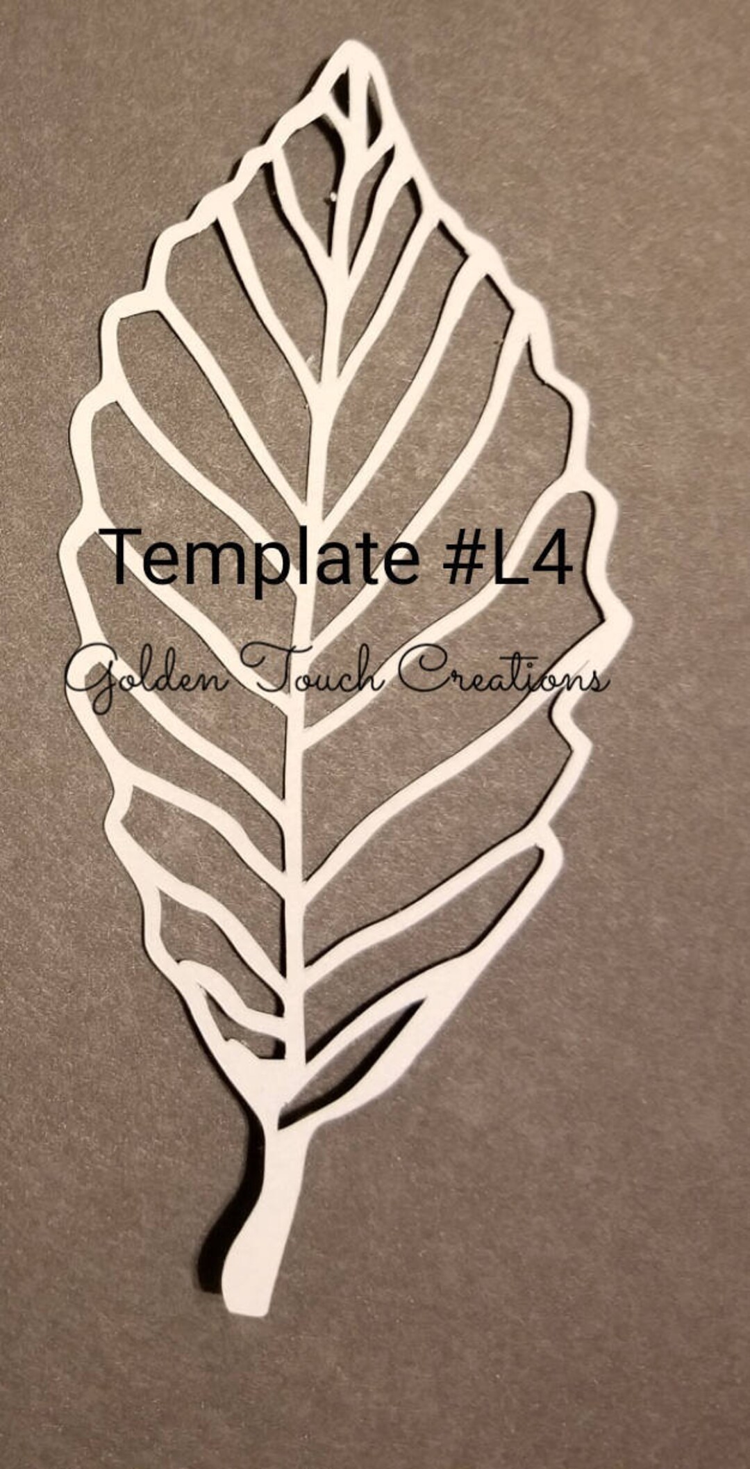 Template L4 PDF Paper Leaf - Digital Download Hard Copy DIY - Etsy