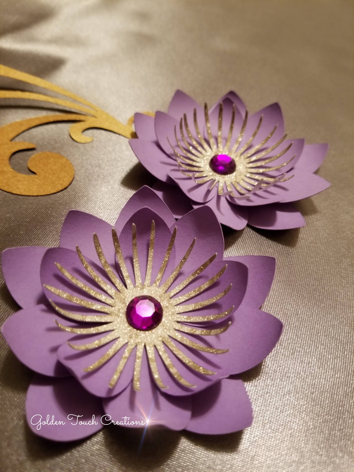 Template 16 SVG/DXF Paper Flower - Digital Download Silhouette Cricut ...