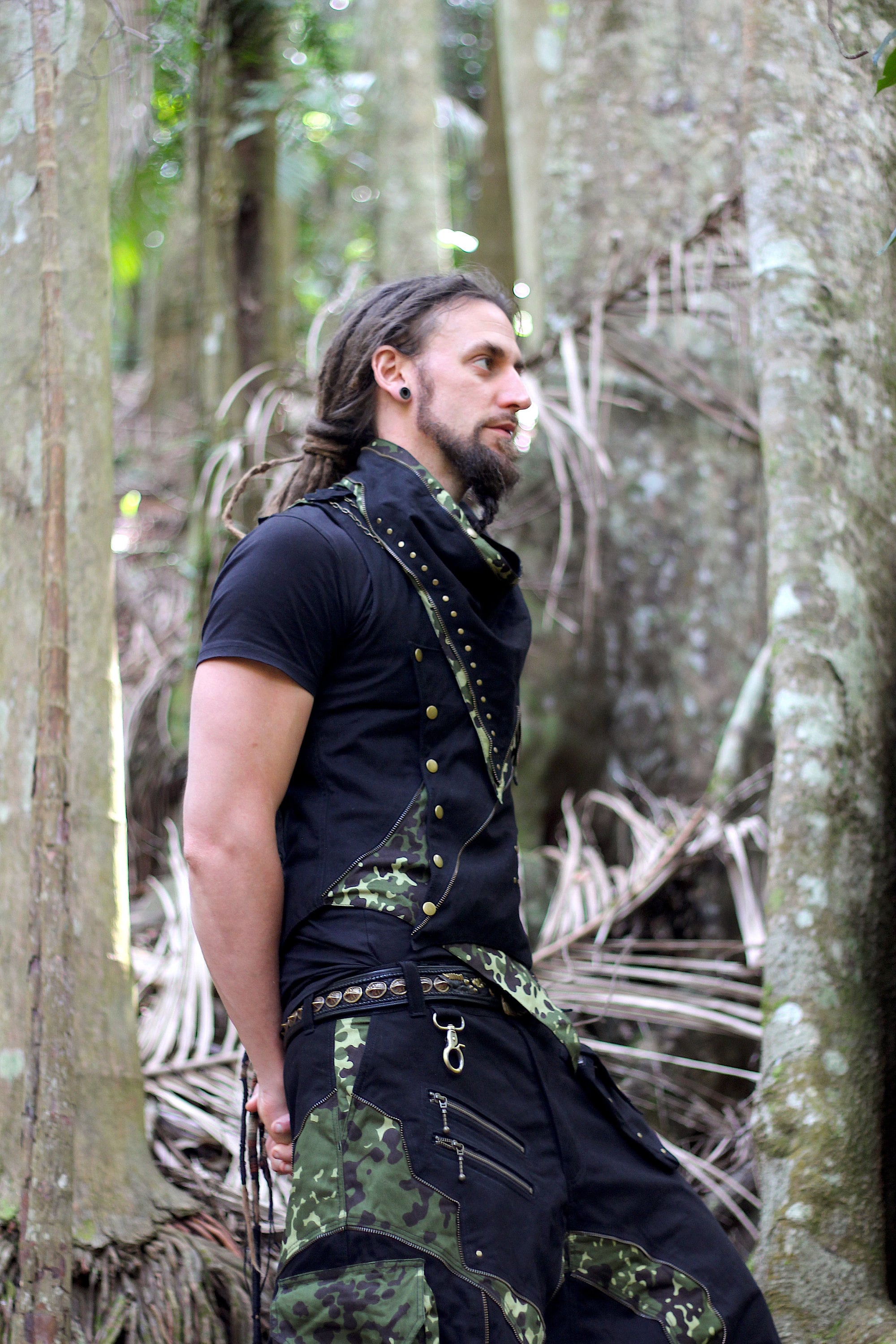 PSYCLOPSE Cyberpunk Vest Camouflage Festival Fashion - Etsy