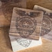 Police Department Set of 4 Coasters - Law Enforcement Loved One Gift ...