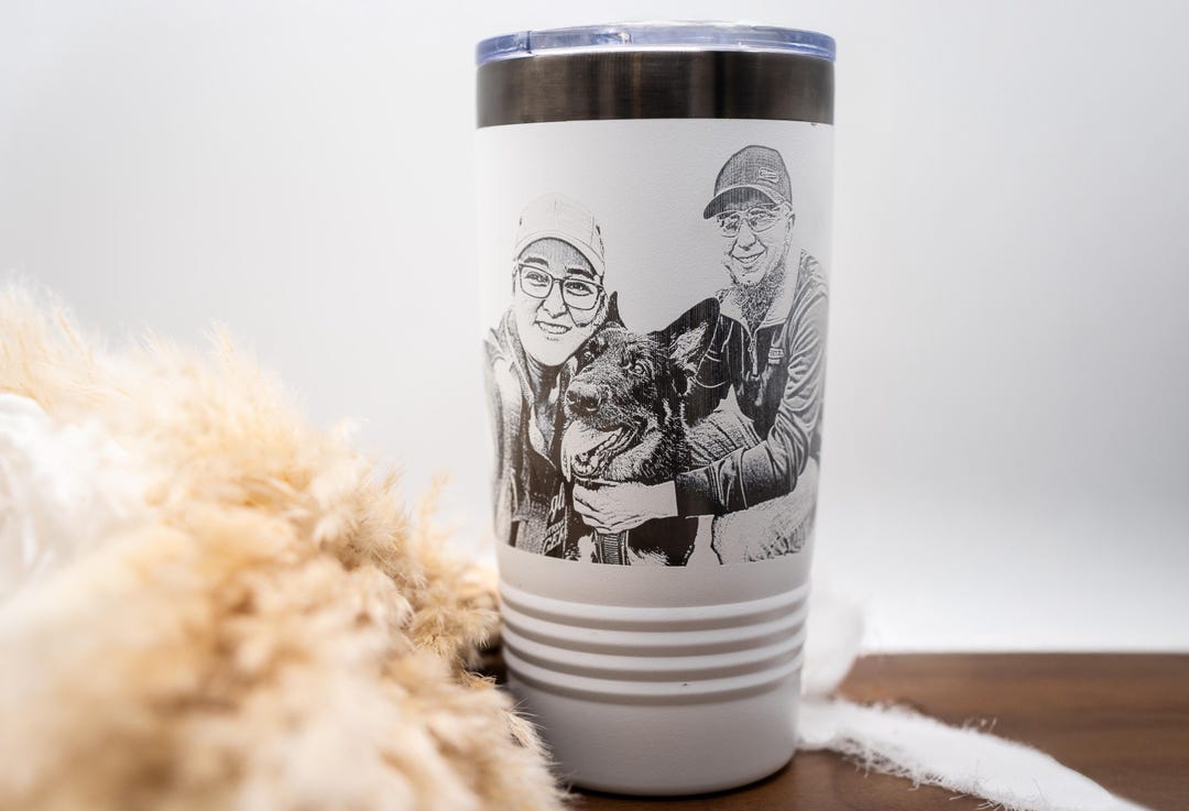 Personalized Insulated Mug | Engraved Photo Travel Mug | Custom Picture ...