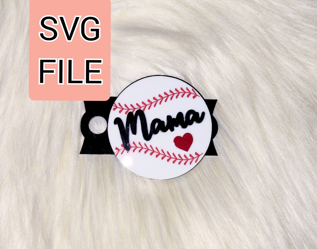 Baseball MOM Stanley Topper SVG FILE - Etsy