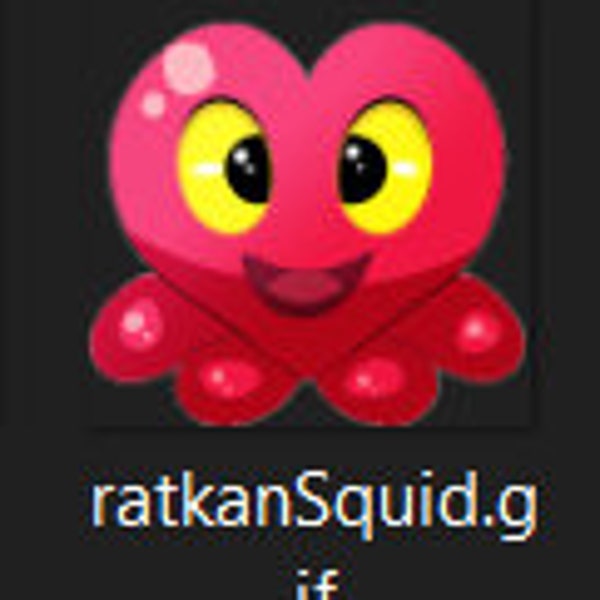 Squid Emote - Etsy