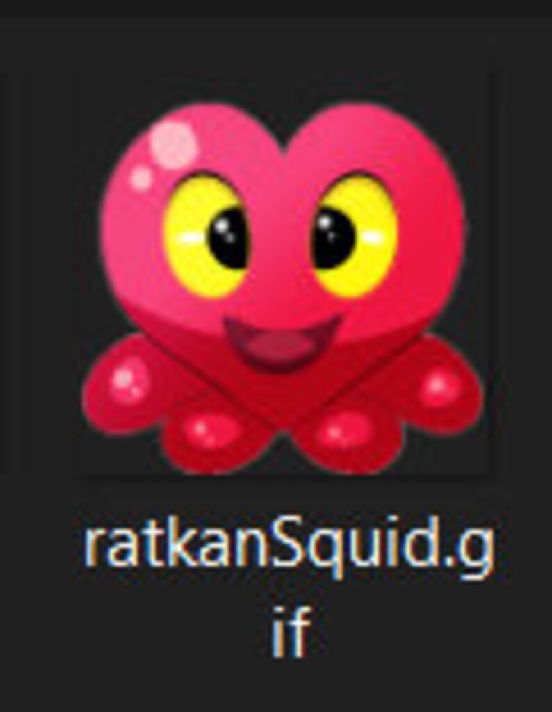 Shantae Squid Heart Animated Emote Twitch / Youtube - Etsy