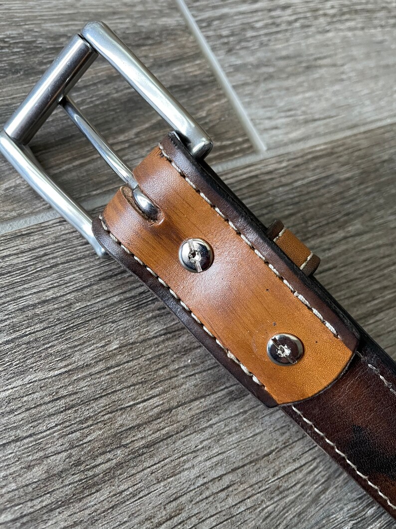 JS Gun Belt Antique Brown | Etsy