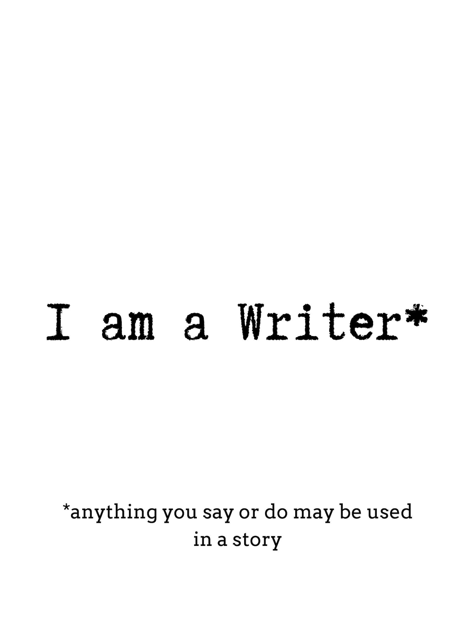I Am a Writer Digital Printable Writing Gifts for Writers Digital Print ...