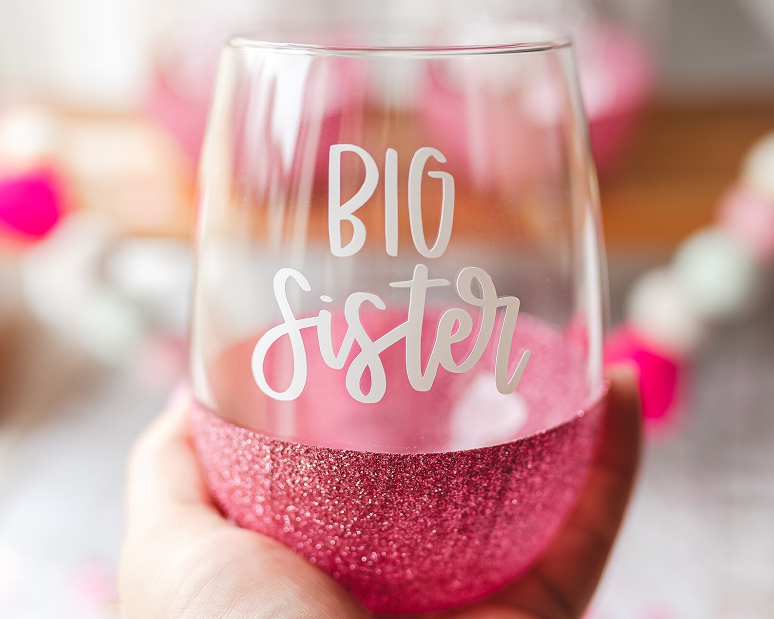 Sister Wine Glasses | Big Sister Glass | Middle Sister Glass | Little ...