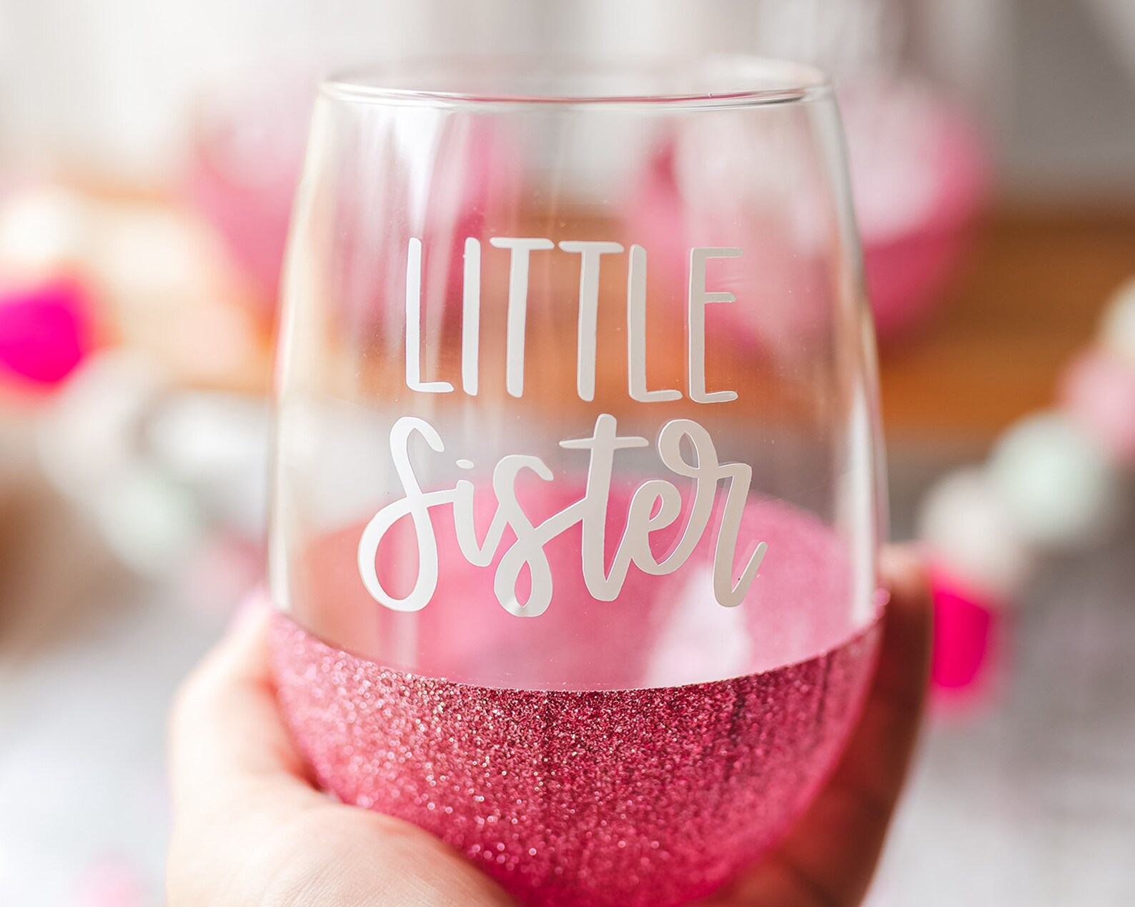 Sister Wine Glasses | Big Sister Glass | Middle Sister Glass | Little ...
