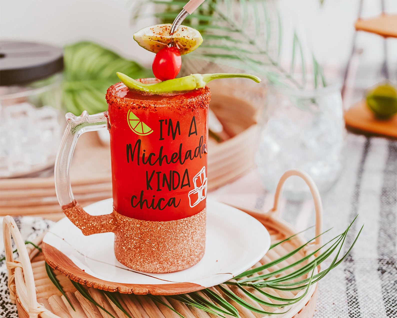 Michelada Beer Mug Beer Mug Tumbler Girls Weekend Beer | Etsy