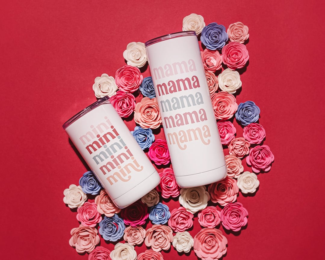 Mommy and Me Tumbler Set | Cute Tumbler Cups | Mommy and Me Cups | Mama ...