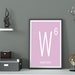 Clapham Print SW4 Postcode Art Print London SW4 Postcode - Etsy