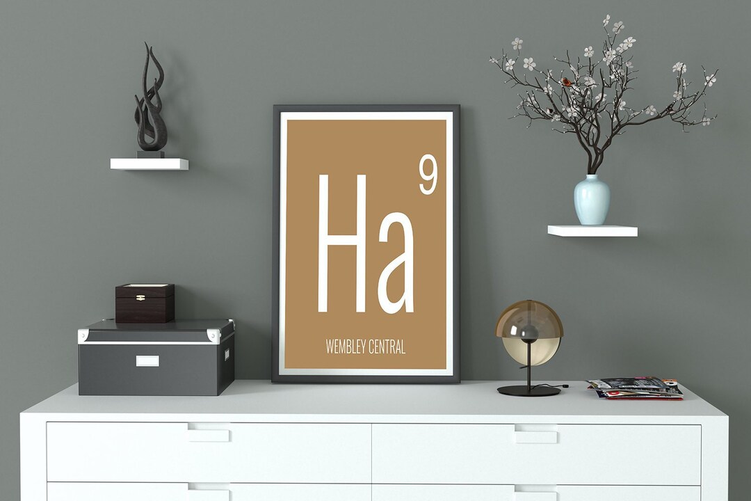 Buy Wembley Art Print HA9 Postcode Art Print Framed London Online in ...
