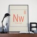 NW8 St John's Wood Art Print, Postcode Art Print, NW8 Postcode, Minimal ...