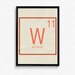 Notting Hill Art Print, W11 Postcode Art Print, London Print, London ...