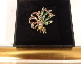 Gemstone brooch | Etsy