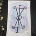 Sigil Art Calming and Peace 4x6, Hand Painted Art, Sigil Spell ...