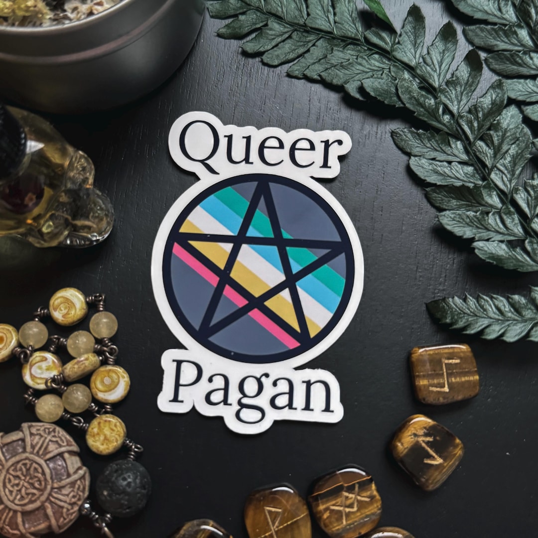 Queer Pagan Disability Sticker, Waterproof Vinyl Stickers, Witchy ...