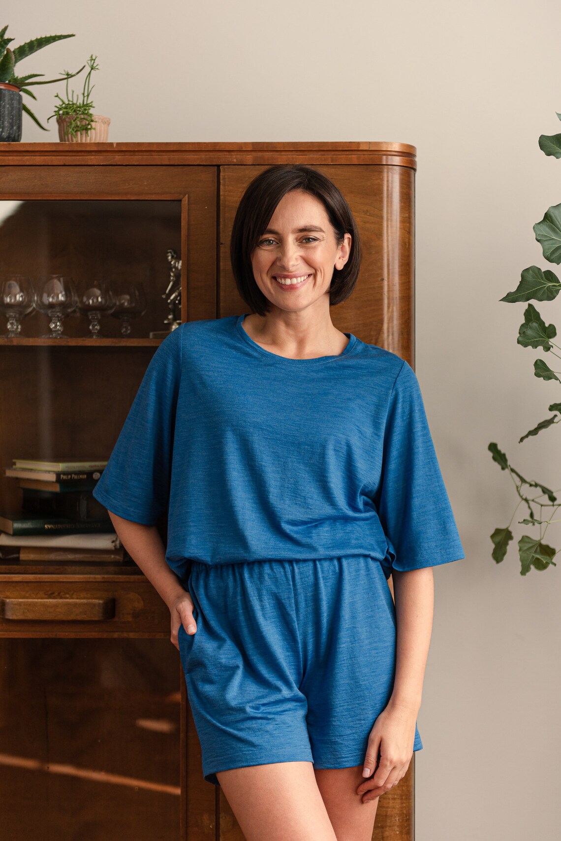 Merino Wool Pajamas for Women Wool Pyjamas Short Pajama - Etsy