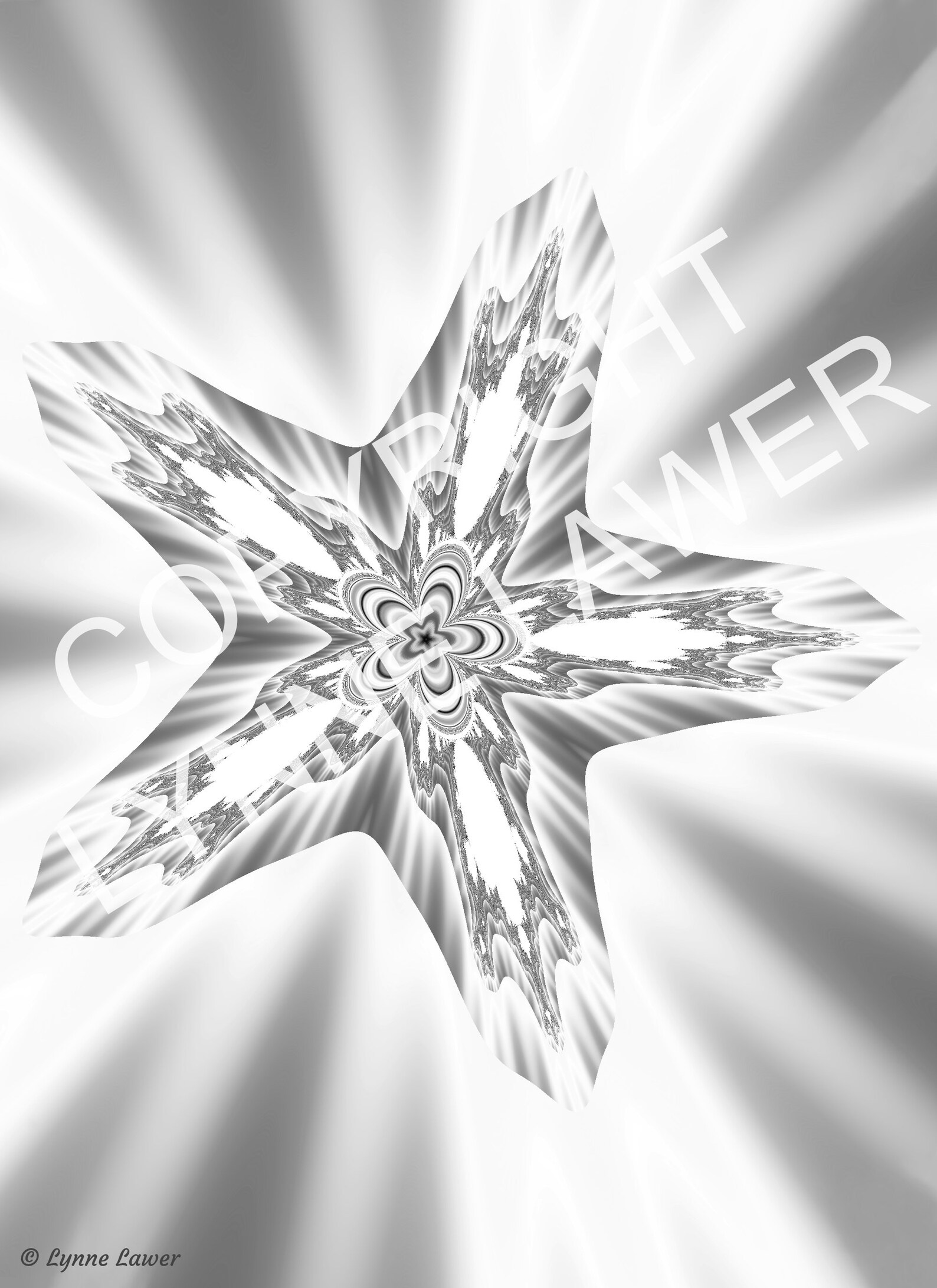 Decadence Tree Printable Greyscale Fractals | 5 Different Fractals ...