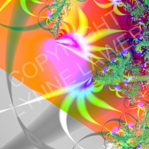 Decadence Tree Printable Greyscale Fractals | 5 Different Fractals ...