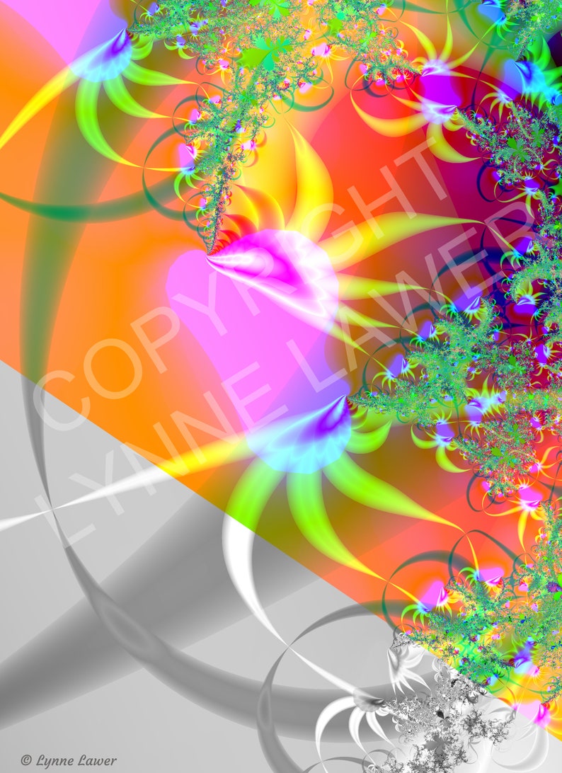 Decadence Tree Printable Greyscale Fractals 5 Different Fractals ...