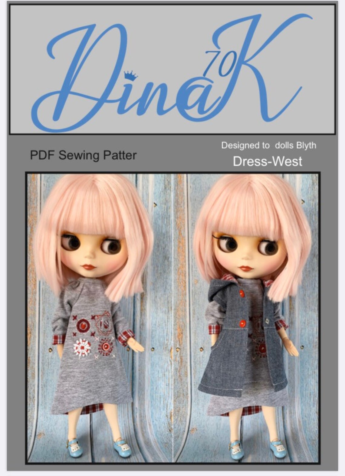 Blythe Jacket Blythe Dress Patterns PDF Download Blythe - Etsy