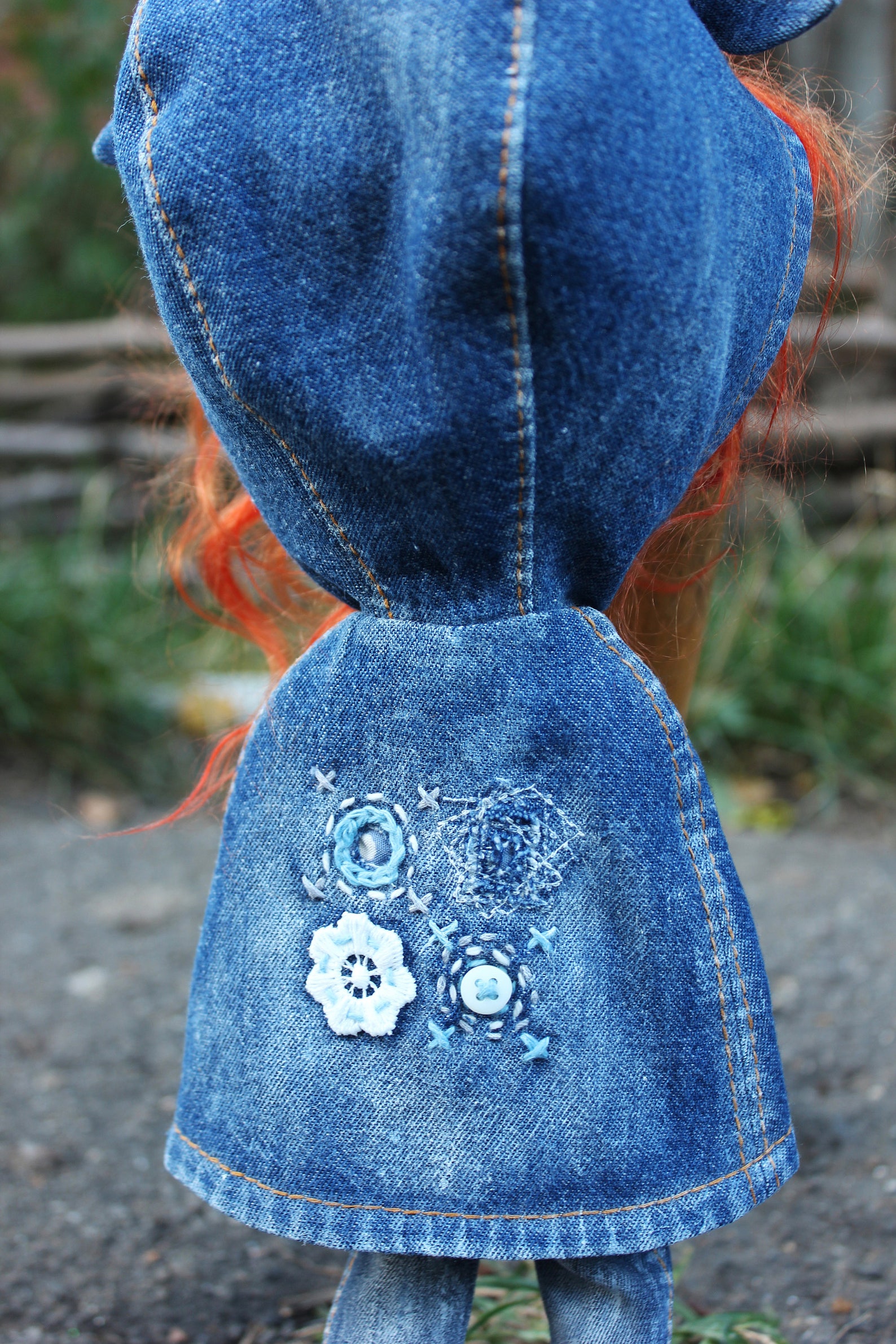 Blythe Denim Cape Blythe Denim Cloak Blythe Clothes | Etsy